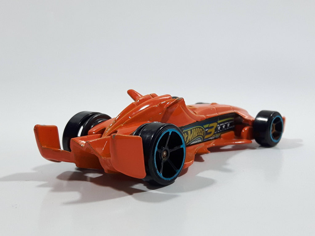 2016 Hot Wheels Special Edition F-Racer Orange Die Cast Toy Race Car V ...