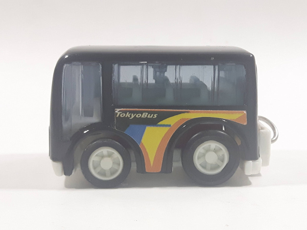 Tokyo Bus "City Bus" Black Plastic Pullback Motorized Friction Die Cas ...