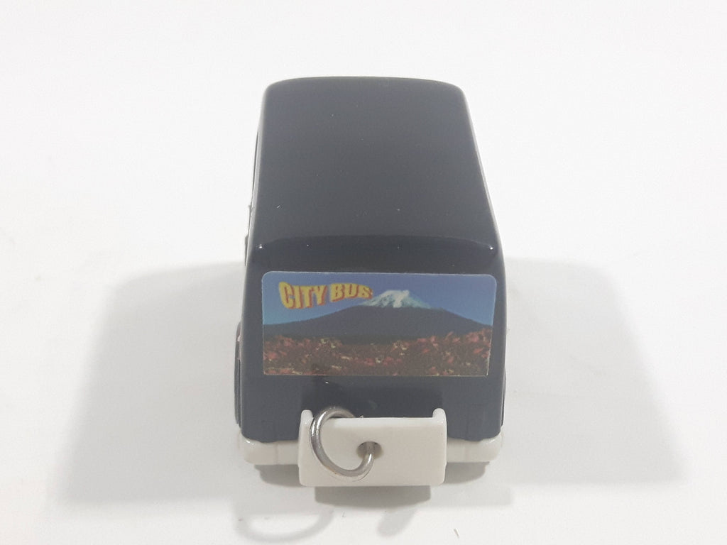Tokyo Bus "City Bus" Black Plastic Pullback Motorized Friction Die Cas ...