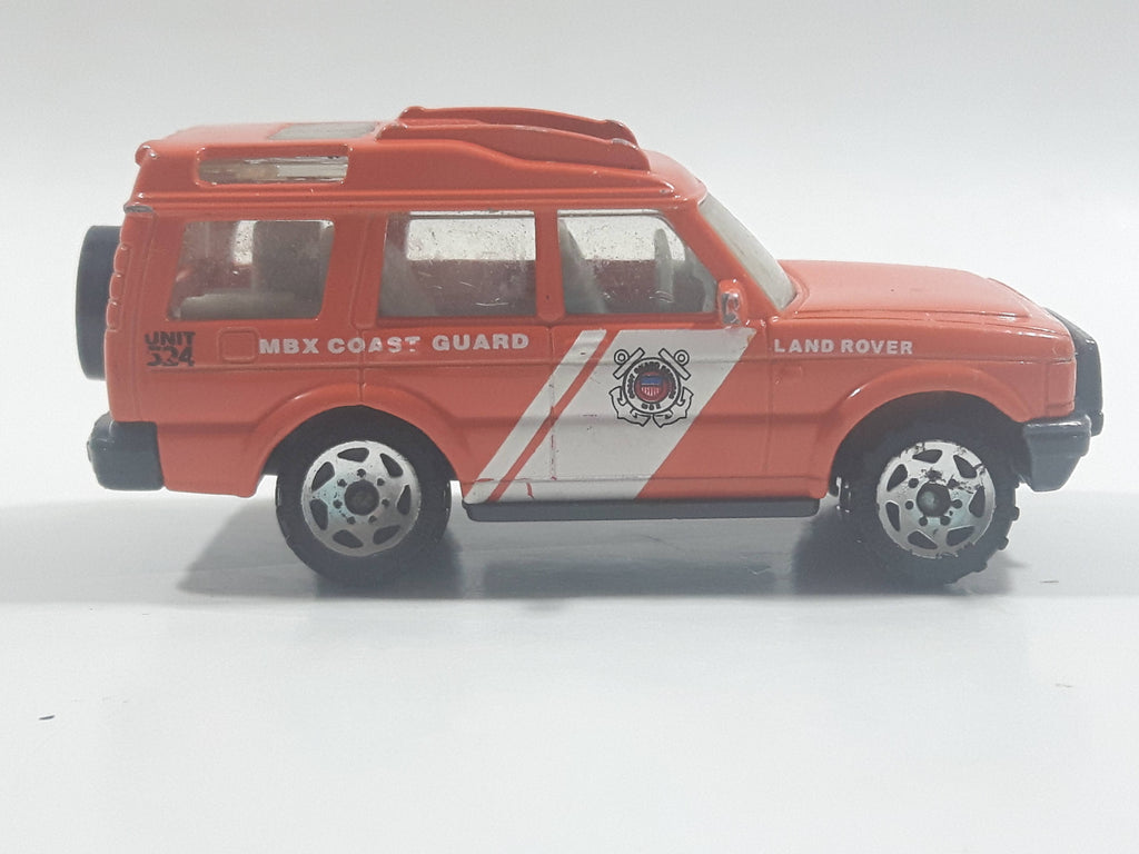 2006 Matchbox Coast Guard Land Rover Discovery Orange Die Cast Toy Car ...