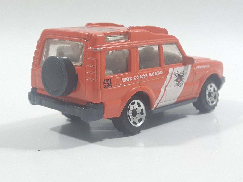 2006 Matchbox Coast Guard Land Rover Discovery Orange Die Cast Toy Car ...