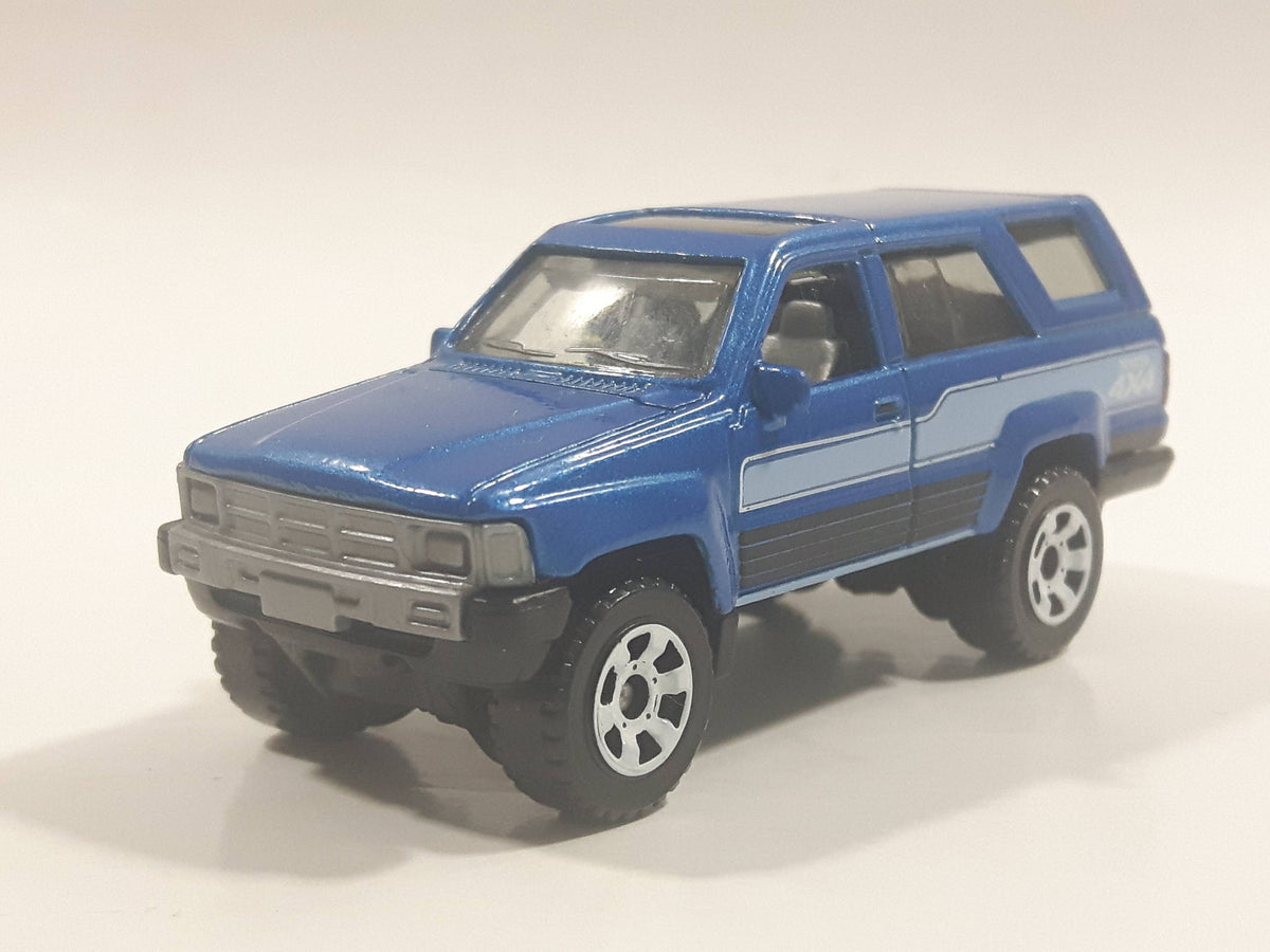 2016 Matchbox Toyota 4Runner 1985 4x4 Metalflake Blue Die Cast Toy Car ...