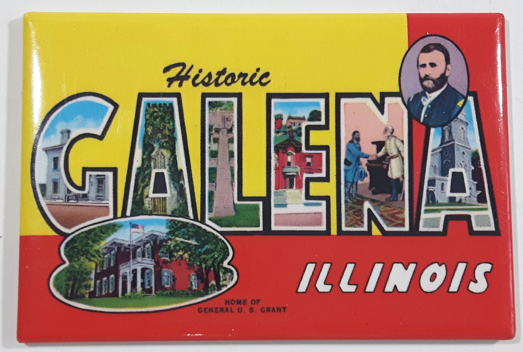 Historic Galena, Illinois "Home of General U. S. Grant" Fridge Magnet ...