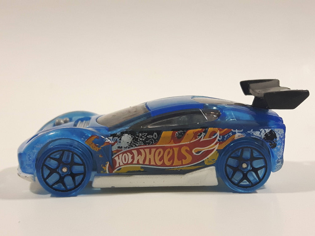 2013 Hot Wheels Stunt Circuit Synkro Blue Die Cast Toy Car Vehicle ...