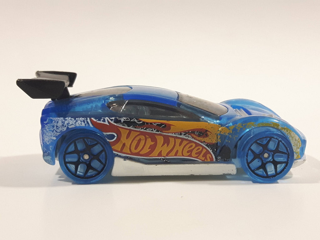 2013 Hot Wheels Stunt Circuit Synkro Blue Die Cast Toy Car Vehicle ...