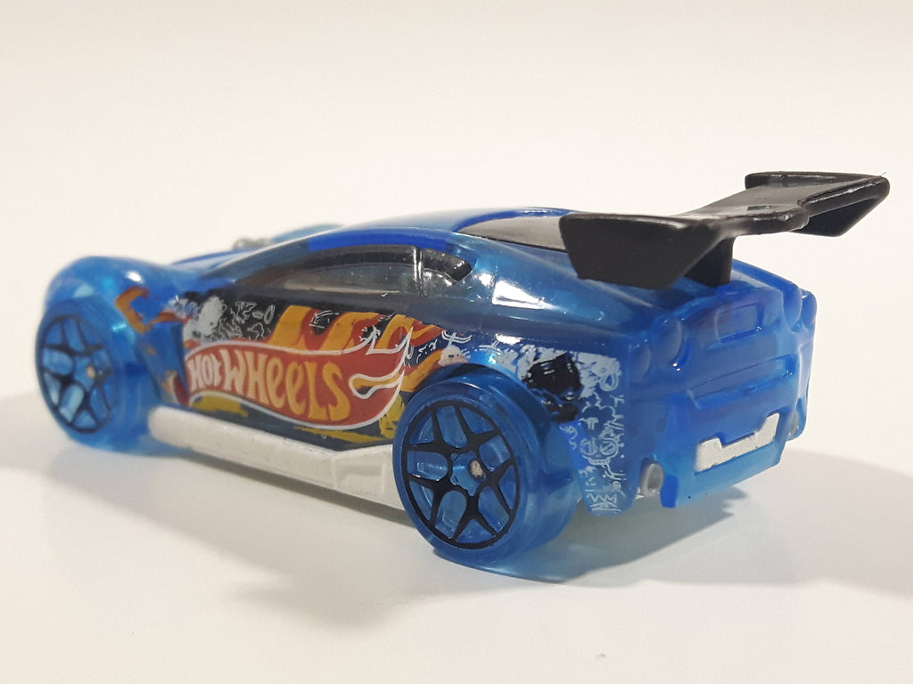 2013 Hot Wheels Stunt Circuit Synkro Blue Die Cast Toy Car Vehicle ...