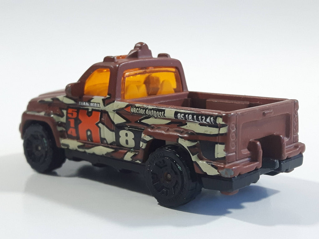 2005 Matchbox Military Troop Carrier Truck Matte Brown Die Cast Toy Ca ...