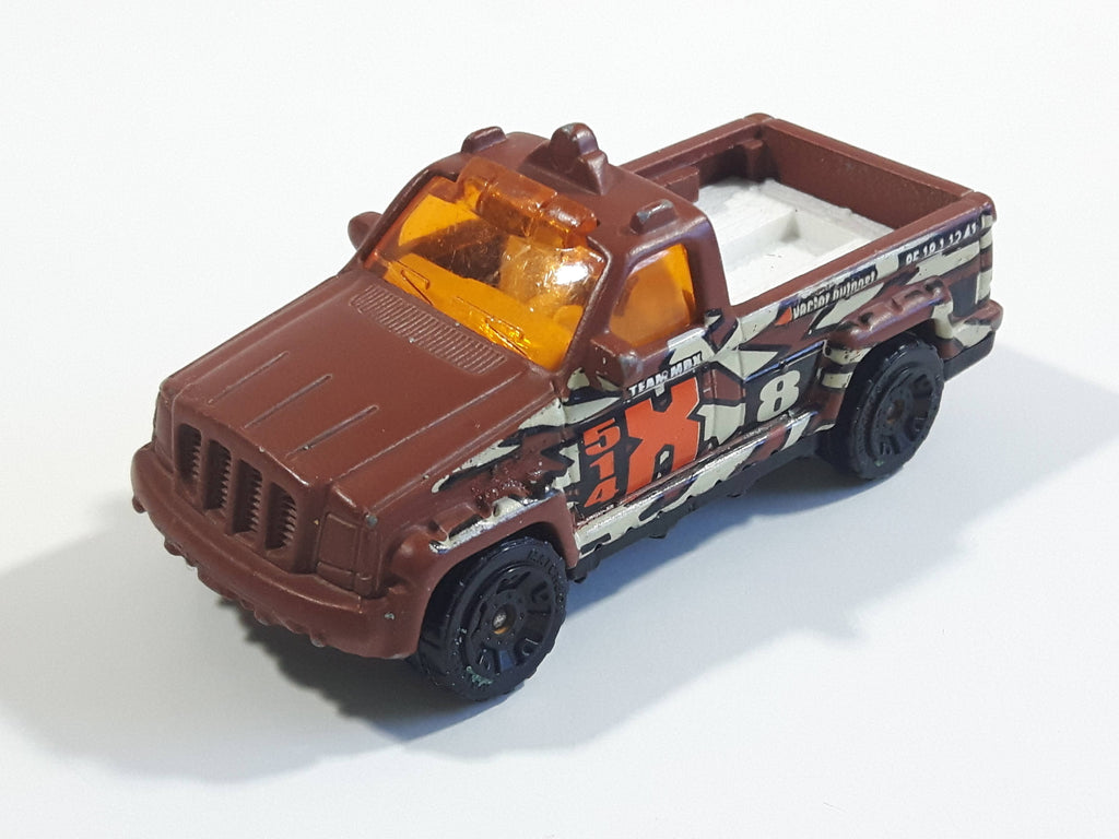 2005 Matchbox Military Troop Carrier Truck Matte Brown Die Cast Toy Ca ...