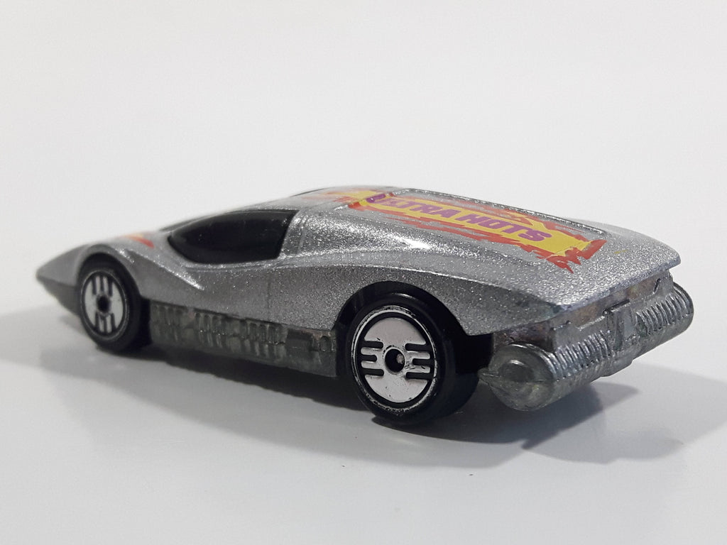 1985 Hot Wheels Large Charge Silver Bullet Metallic Silver Die Cast To ...