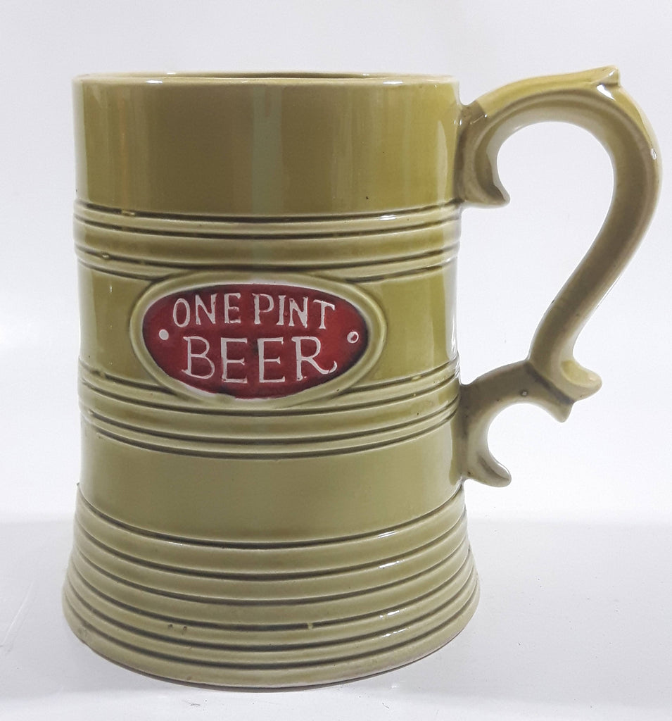 Vintage One Pint Beer Green Ceramic Beer Stein Made in Japan – Treasure ...
