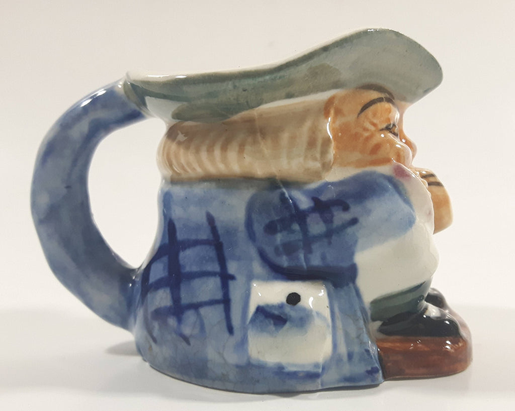 Vintage Toby Style Face Head Hand Painted Ceramic Pottery Figurine Mug ...