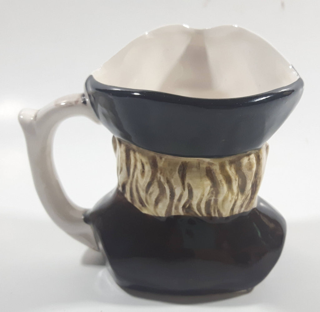 Vintage Toby Style Face Head Hand Painted Ceramic Pottery Figurine Mug ...