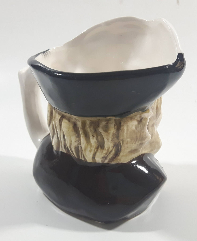 Vintage Toby Style Face Head Hand Painted Ceramic Pottery Figurine Mug ...