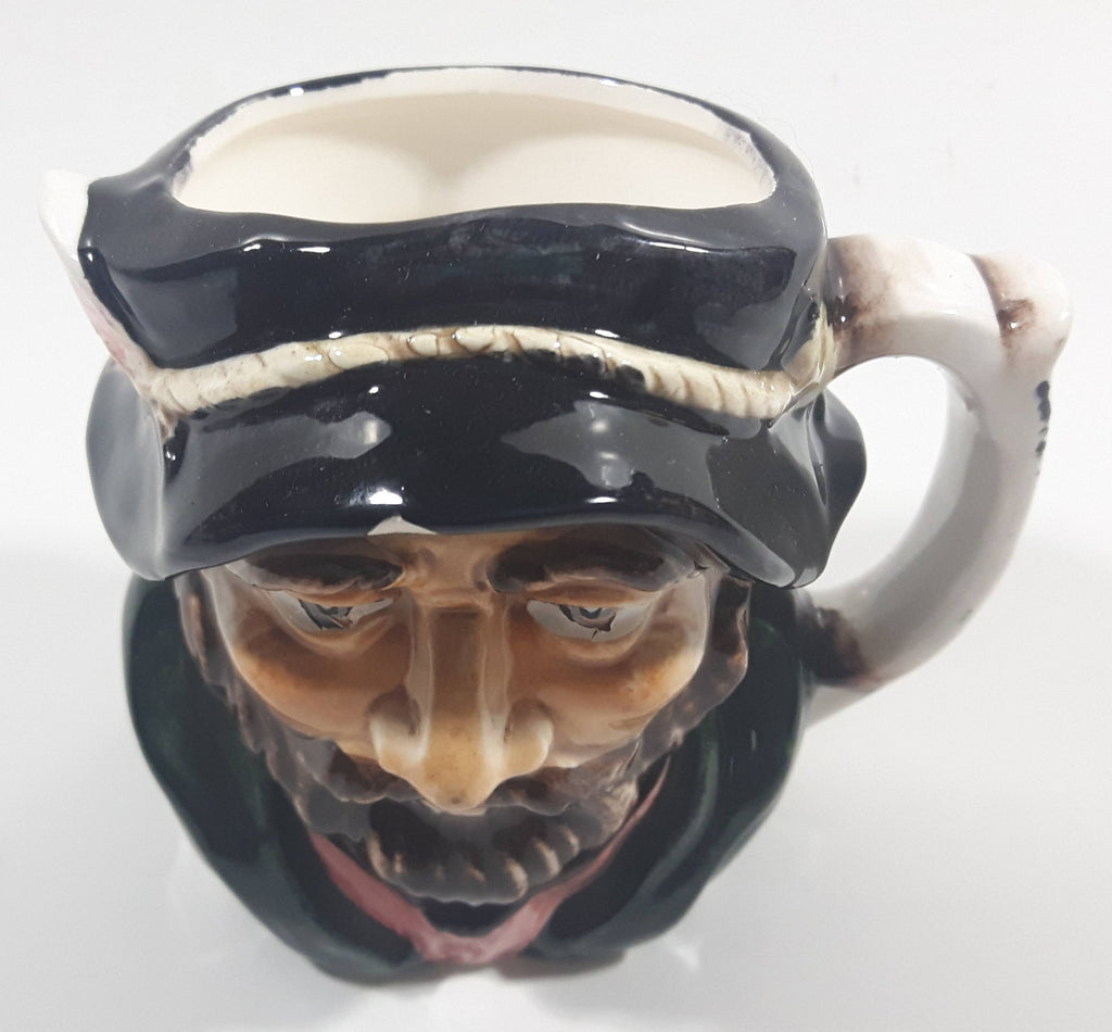 Vintage Toby Style Face Head Hand Painted Ceramic Pottery Figurine Mug ...