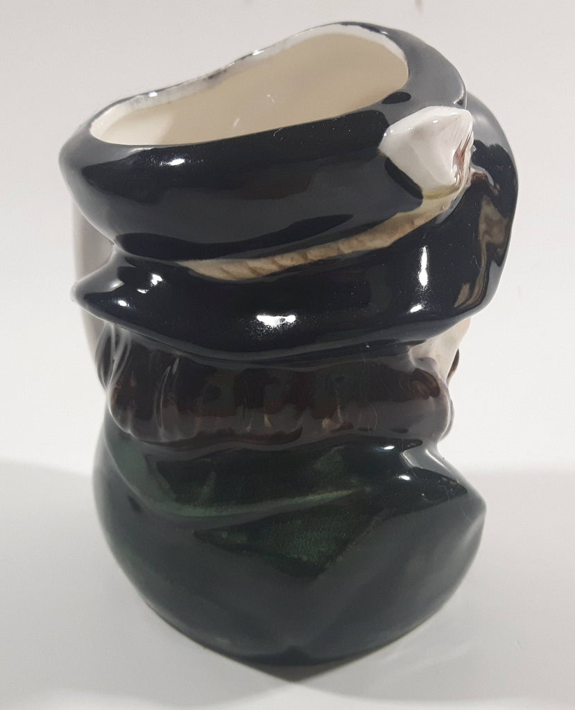 Vintage Toby Style Face Head Hand Painted Ceramic Pottery Figurine Mug ...