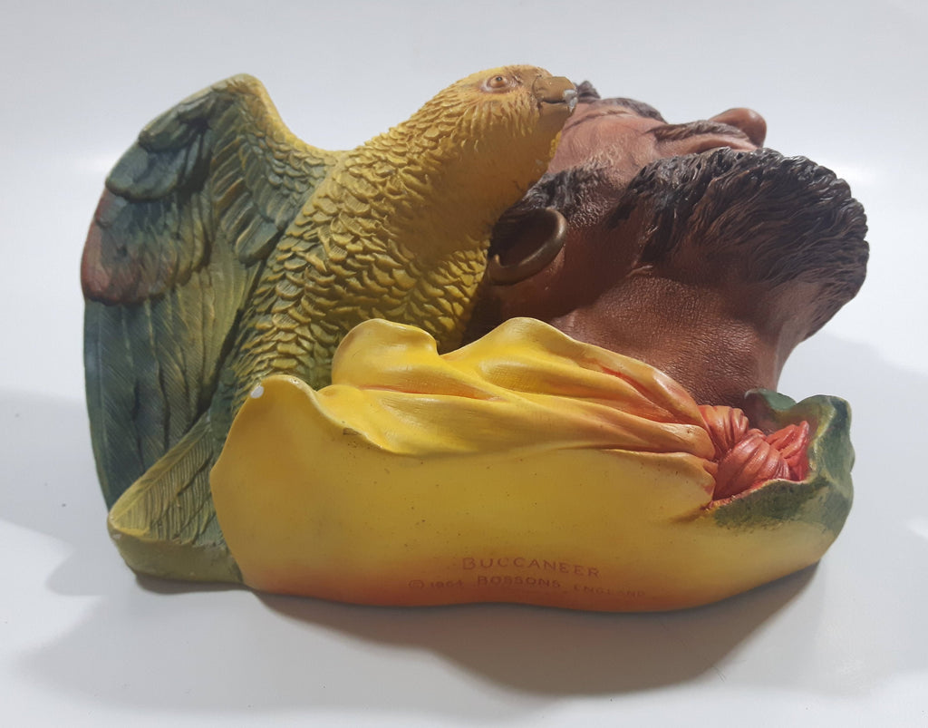 Vintage 1964 Bossons England Buccaneer Chalkware 3D Face Head Wall Dec ...