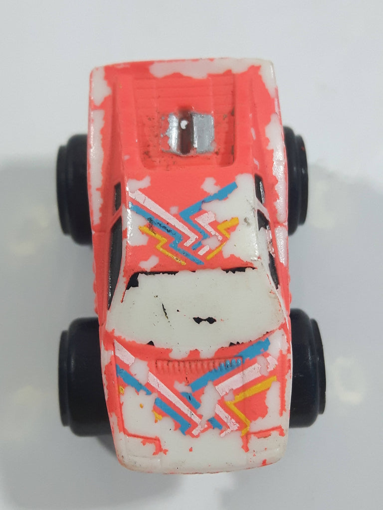 1987 Road Champs 4x4 Ferrari Testarossa Pink Micro Mini Die Cast Toy C ...