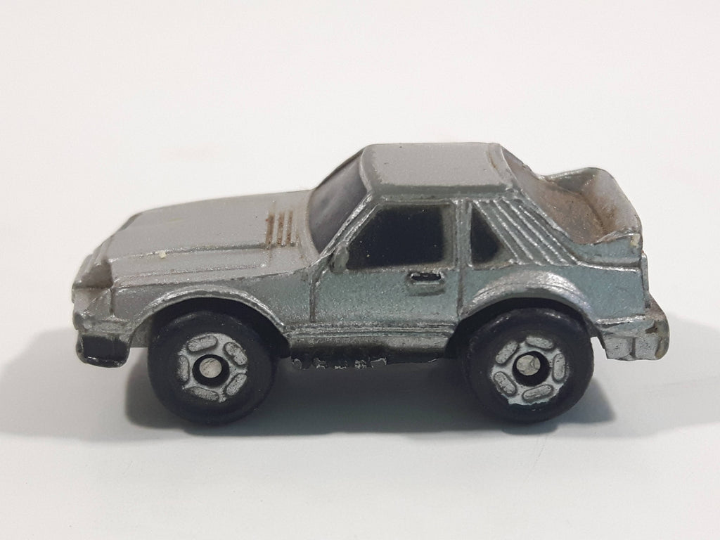1987 Galoob Micro Machines 1980s Ford Mustang Silver Grey Micro Mini D ...