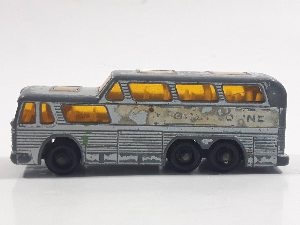 Vintage Lesney Matchbox Series No. 66 Greyhound Coach Bus Die Cast Toy ...