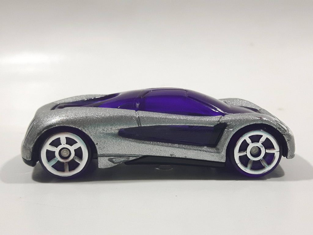 2005 Hot Wheels AcceleRacers Nitrium Silver Die Cast Toy Car Vehicle ...