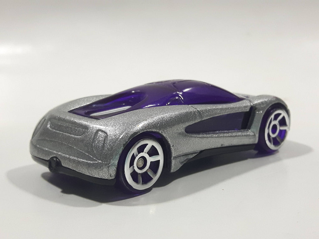 2005 Hot Wheels AcceleRacers Nitrium Silver Die Cast Toy Car Vehicle ...
