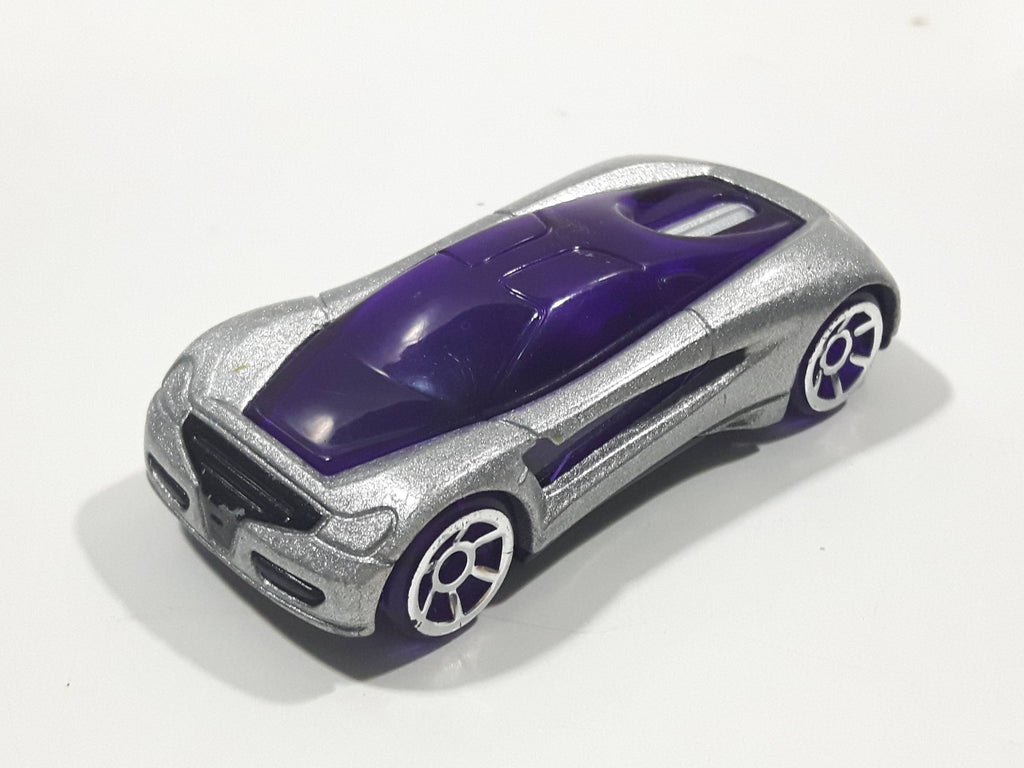 2005 Hot Wheels AcceleRacers Nitrium Silver Die Cast Toy Car Vehicle ...