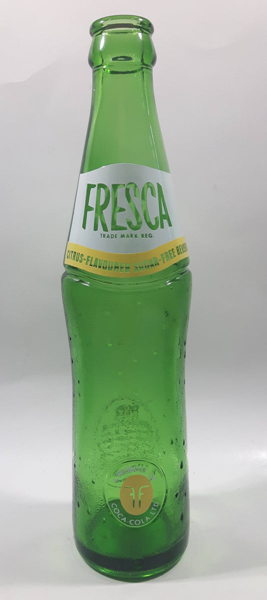 Vintage Fresca Citrus-Falvoured Sugar-Free Beverage 10 Fl oz. Green Gl ...