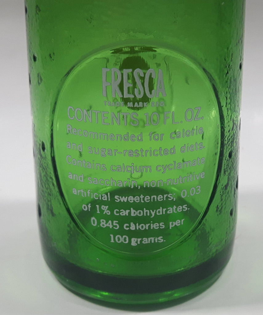 Vintage Fresca Citrus-Falvoured Sugar-Free Beverage 10 Fl oz. Green Gl ...