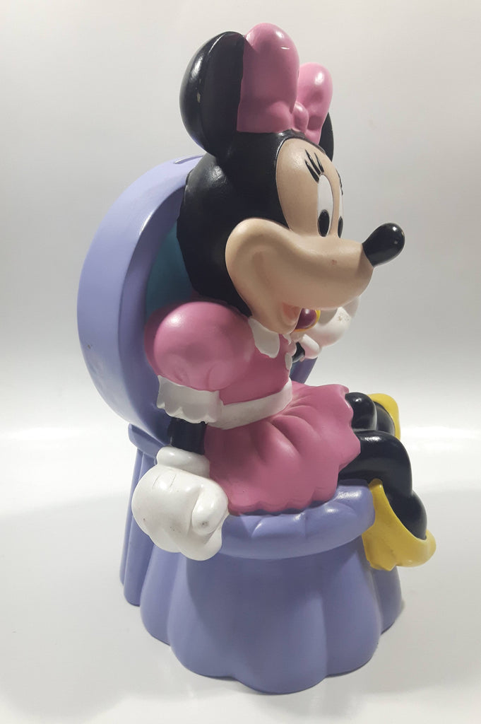 Just Toys Disney Minnie Mouse On A Purple Vanity Stool Hard Vinyl 8 1 ...