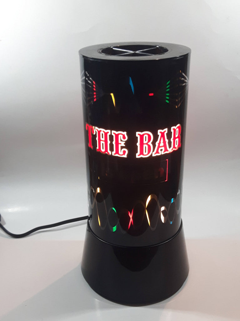 The Bar is Open Rotating Motion Light Up Lamp 12 1/2" Tall – Treasure ...