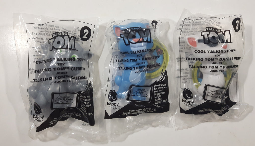 2010 - 2016 McDonald's Outfit7 Limited Talking Tom 3 5/8" Tall Toy Fig ...