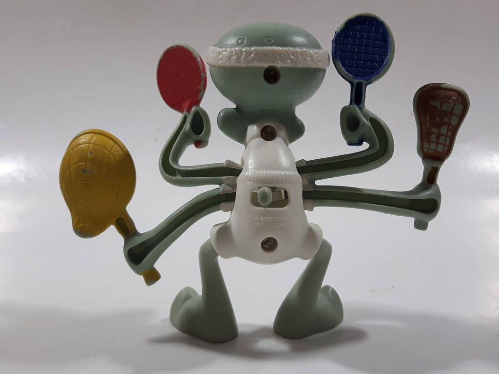 2012 McDonald's SpongeBob SquarePants Squidward Tennis Player 4" Tall ...