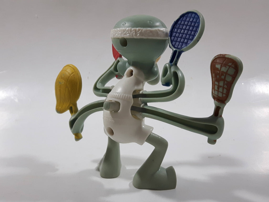 2012 McDonald's SpongeBob SquarePants Squidward Tennis Player 4" Tall ...