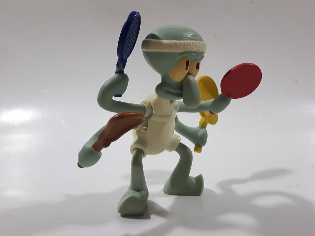 2012 McDonald's SpongeBob SquarePants Squidward Tennis Player 4" Tall ...