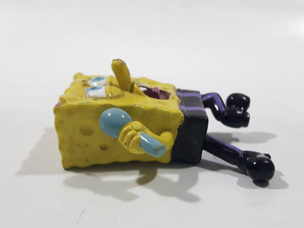 2003 SpongeBob SquarePants Singing with Microphone 1 1/2" Tall Toy Fig ...