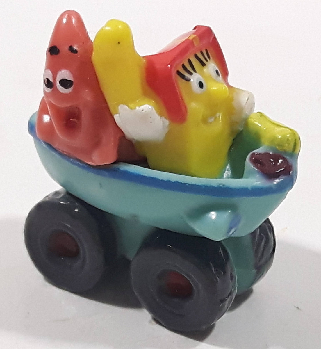 2006 SpongeBob SquarePants with Patrick in a Boat with Wheels Miniatur ...
