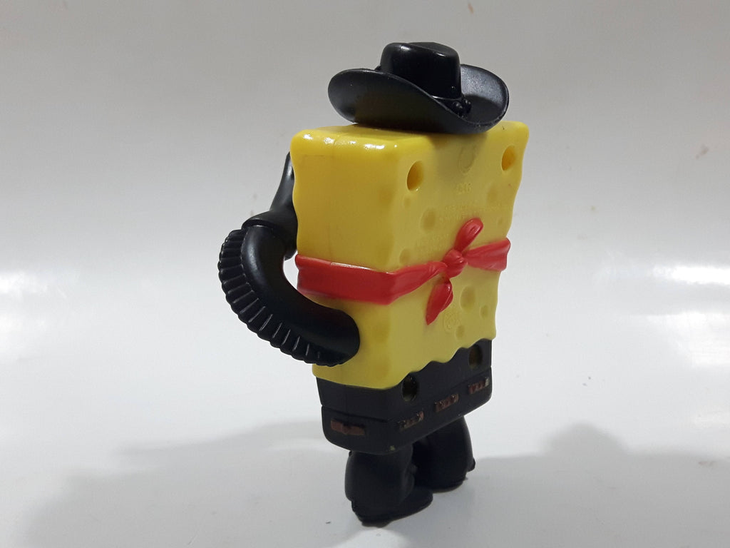 2008 Burger King SpongeBob SquarePants Cowboy Bandit 3 1/2" Tall Toy F ...