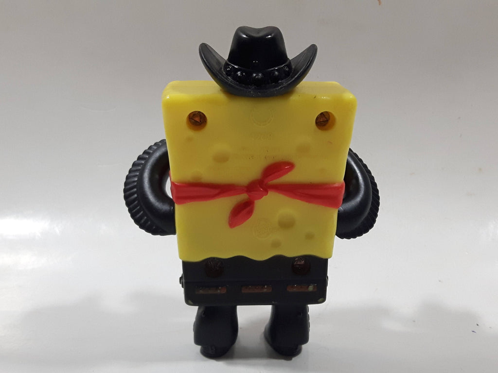 2008 Burger King SpongeBob SquarePants Cowboy Bandit 3 1/2" Tall Toy F ...