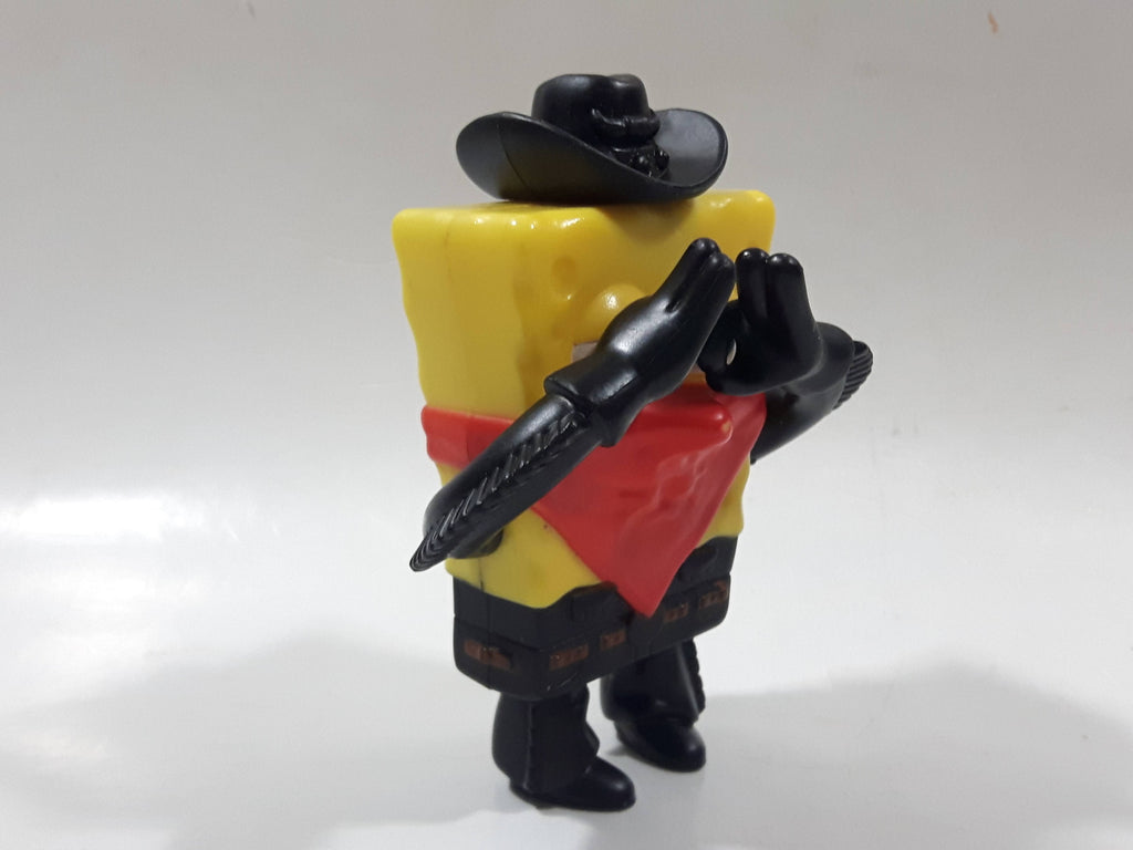 2008 Burger King SpongeBob SquarePants Cowboy Bandit 3 1/2" Tall Toy F ...