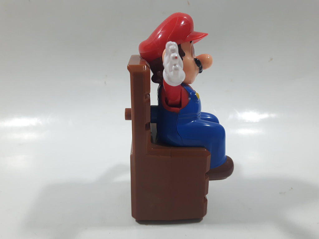 2017 McDonald's Nintendo Super Mario Waving Mario Sitting in Block Cha ...