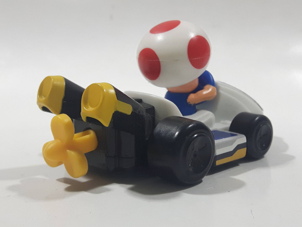 2014 McDonald's Nintendo Mario Kart Toad Plastic 3" Long Toy Character ...