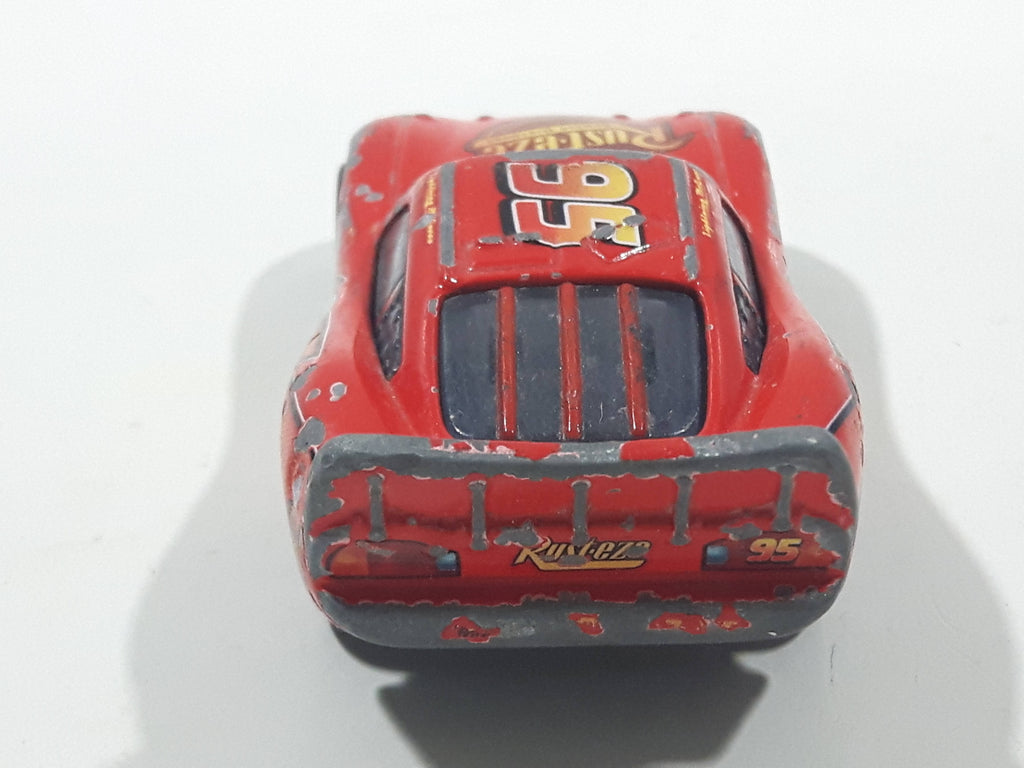 Disney Pixar Cars Lightning McQueen #95 Red Die Cast Toy Race Car Vehi ...