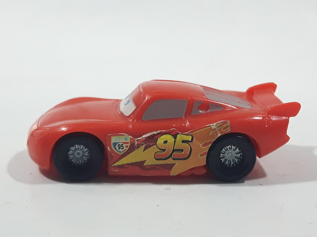 Kinder Surprise Disney Pixar Cars Lightning McQueen Red Miniature Plas ...