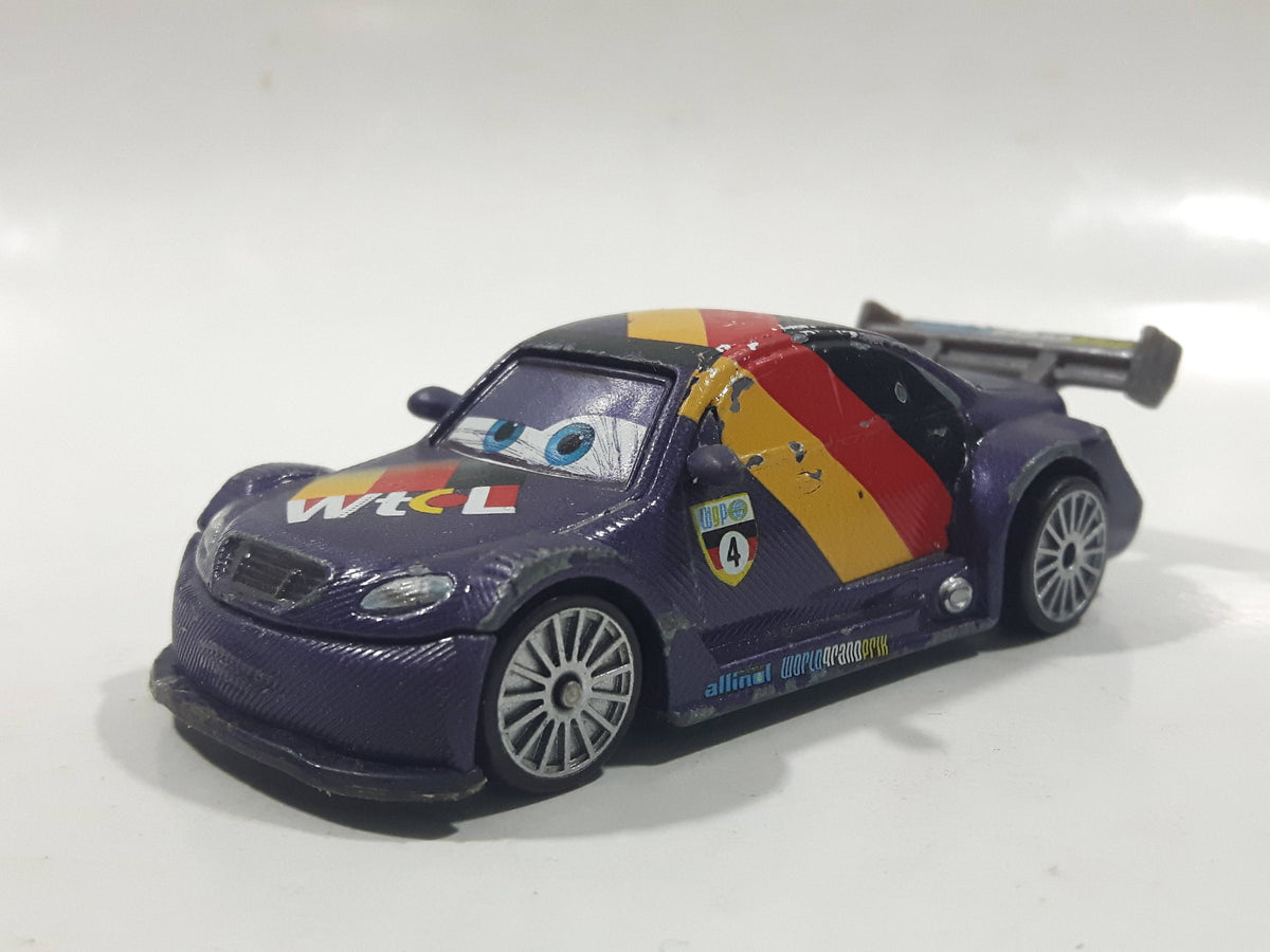 Mattel Disney Pixar Cars WTCL Germany Purple Die Cast Toy Car Vehicle ...