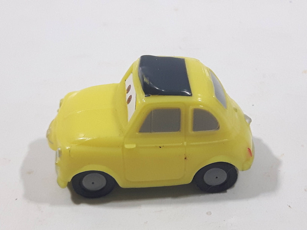 Disney Pixar Cars Yellow PVC Hard Rubber Toy Car Vehicle – Treasure ...
