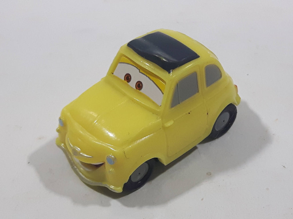 Disney Pixar Cars Yellow PVC Hard Rubber Toy Car Vehicle – Treasure ...