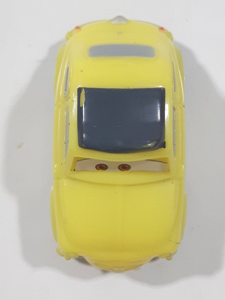 Disney Pixar Cars Yellow PVC Hard Rubber Toy Car Vehicle – Treasure ...