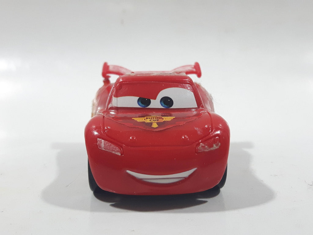 Disney Pixar Cars Lightning McQueen #95 Red Plastic Die Cast Toy Car V ...