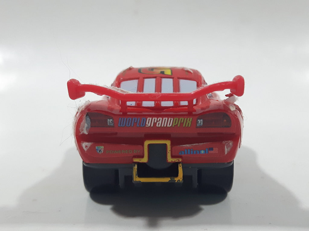 Disney Pixar Cars Lightning McQueen #95 Red Plastic Die Cast Toy Car V ...