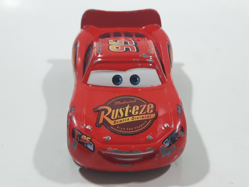 Disney Pixar Cars Lightning McQueen #95 Red Die Cast Toy Race Car Vehi ...